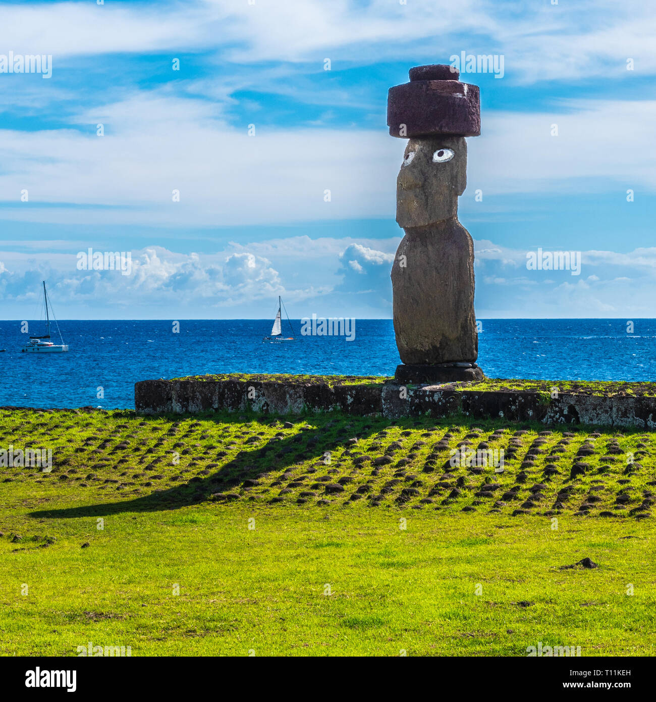 Easter Island Moai Eyes Stock Photos & Easter Island Moai Eyes Stock ...