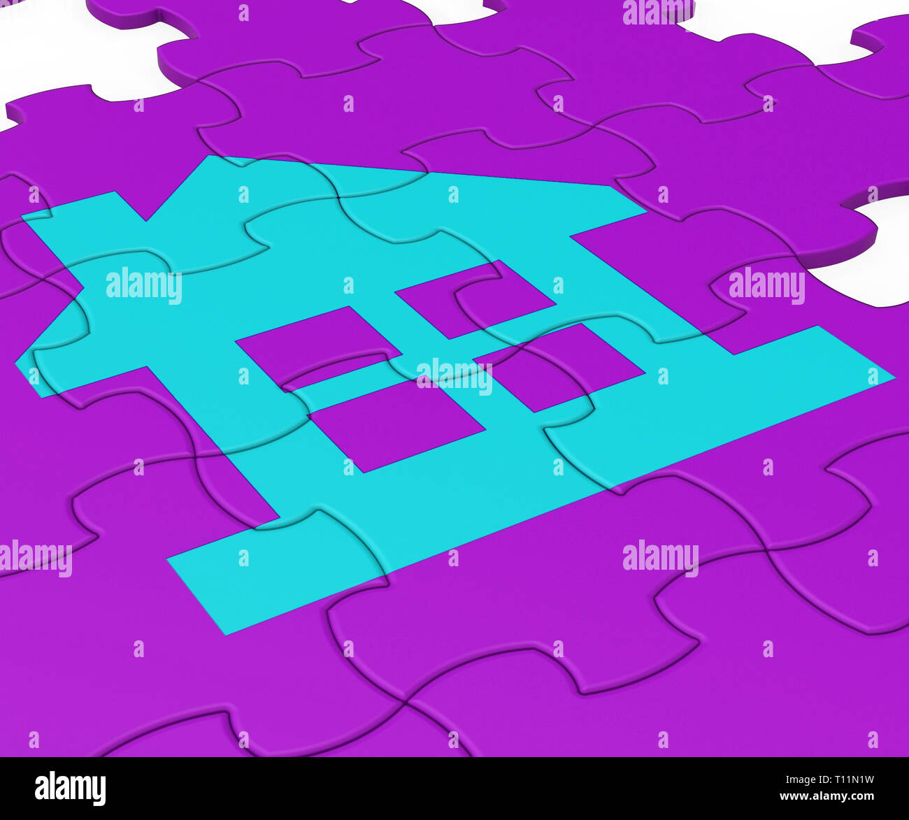 Finding housing illustration hi-res stock photography and images - Alamy
