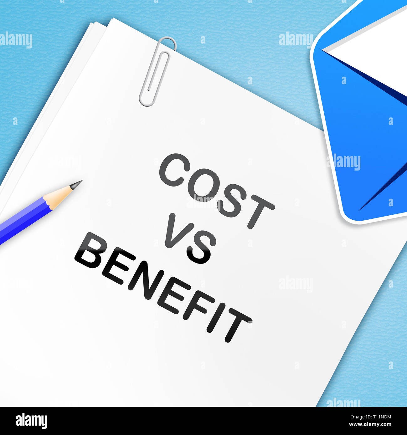 Cost Vs Benefit Report Means Comparing Price Against Value. Return On ...