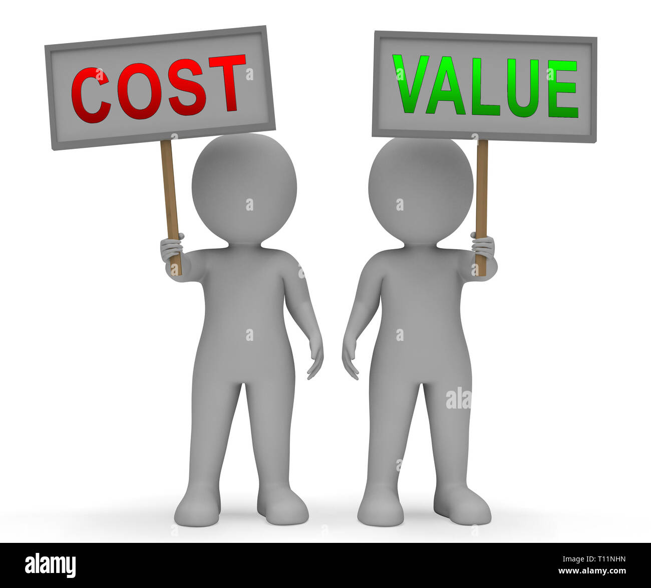 Cost vs quality Cut Out Stock Images & Pictures - Alamy