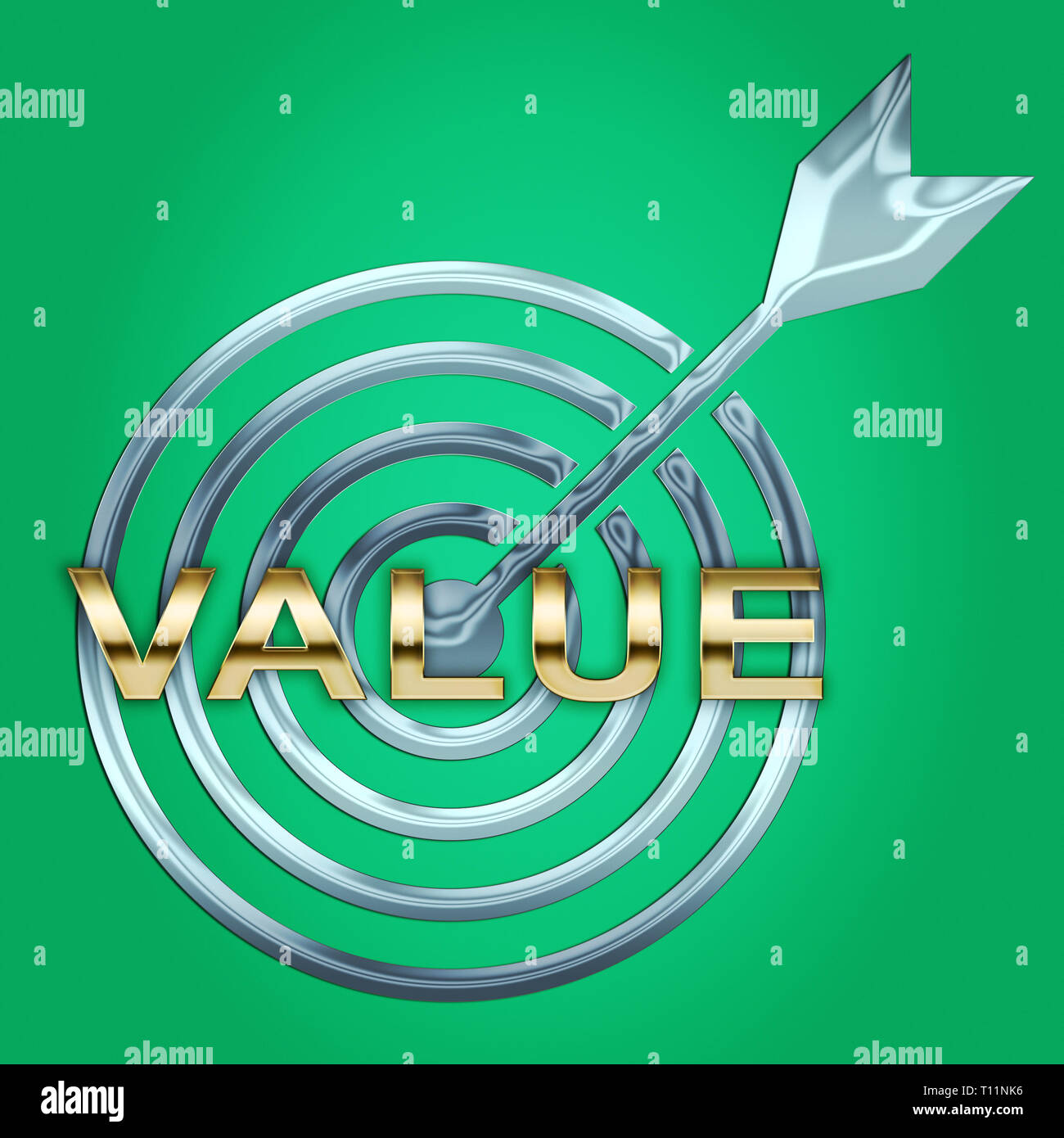 Cost Versus Value Target Portrays Spending vs Benefit Received ...