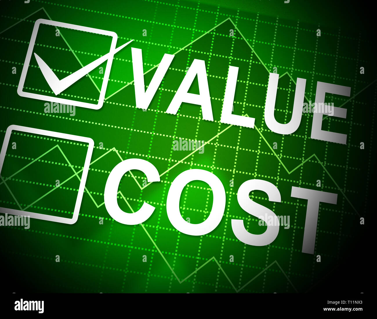 Cost Vs Value Graph Denotes Return On Investment Roi Spending And Cost Vs Value Graph Denotes Return On Investment Roi Spending And