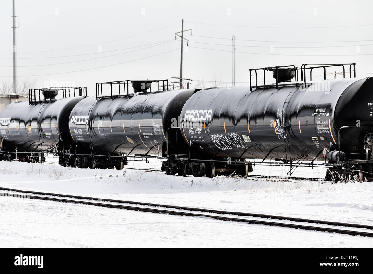 Liquified Petroleum Gas Railcar High Resolution Stock Photography and ...