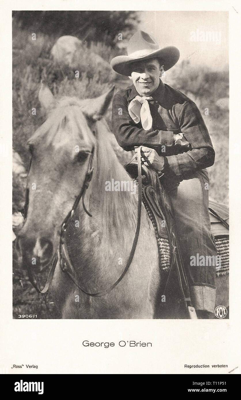 Promotional photography of Actor George O'brien - Silent movie era Stock Photo - Alamy