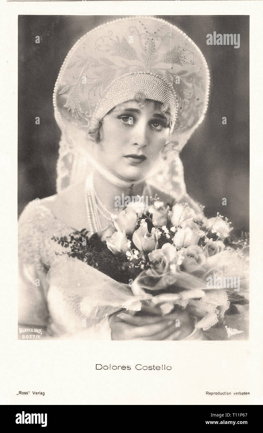 Promotional photography of Actress Dolores Costello (1903-1979 ...