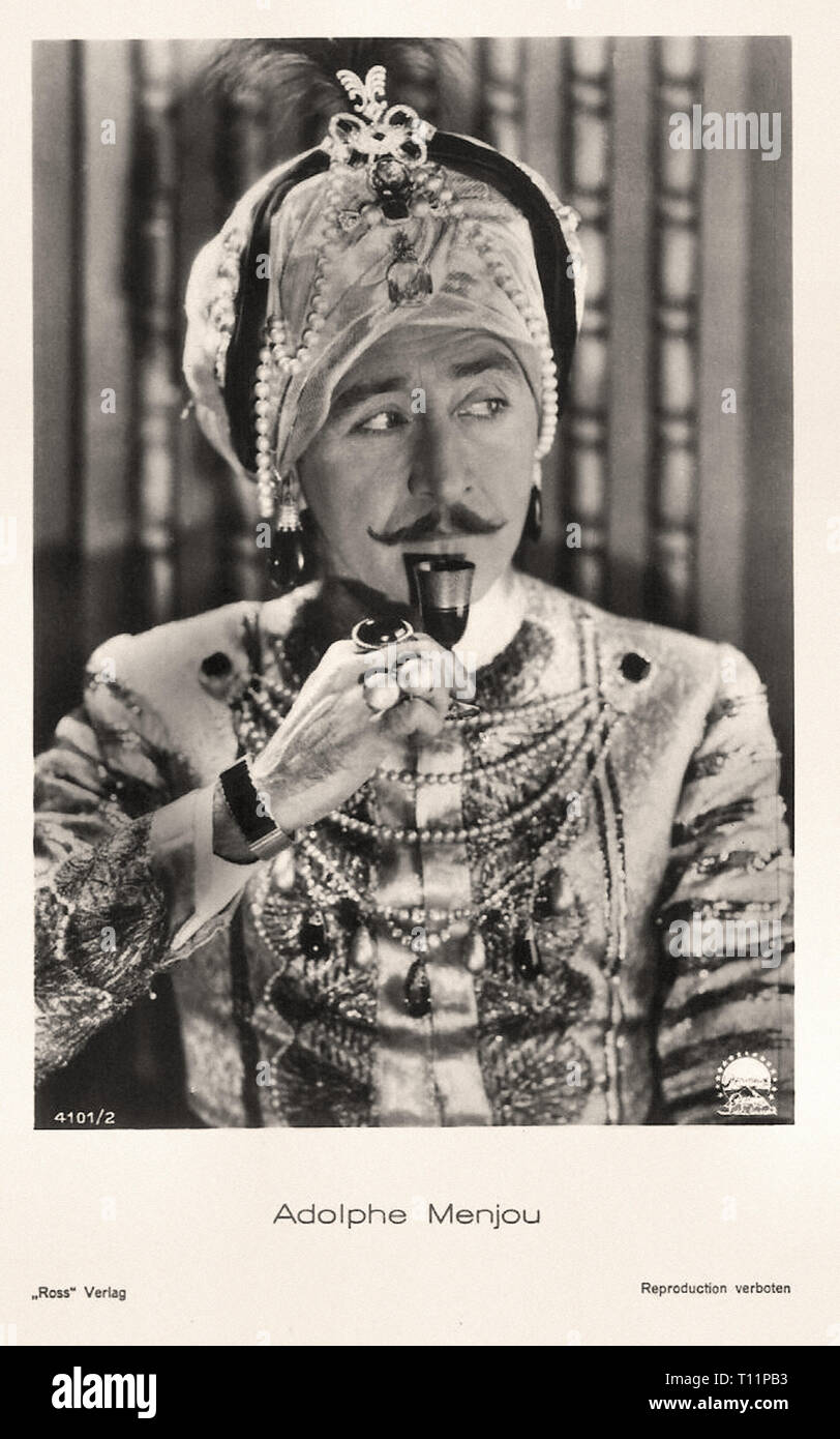 Promotional photography of Adolphe Menjou in His Tiger Wife (1928 ...