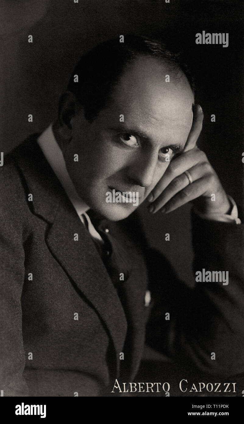 Promotional photography of Alberto Capozzi - Silent movie era Stock ...