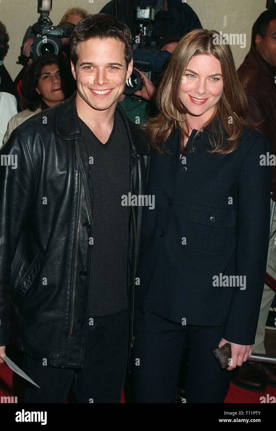 LOS ANGELES, CA. January 14, 1997: Actor Scott Wolf & girlfriend Paula ...