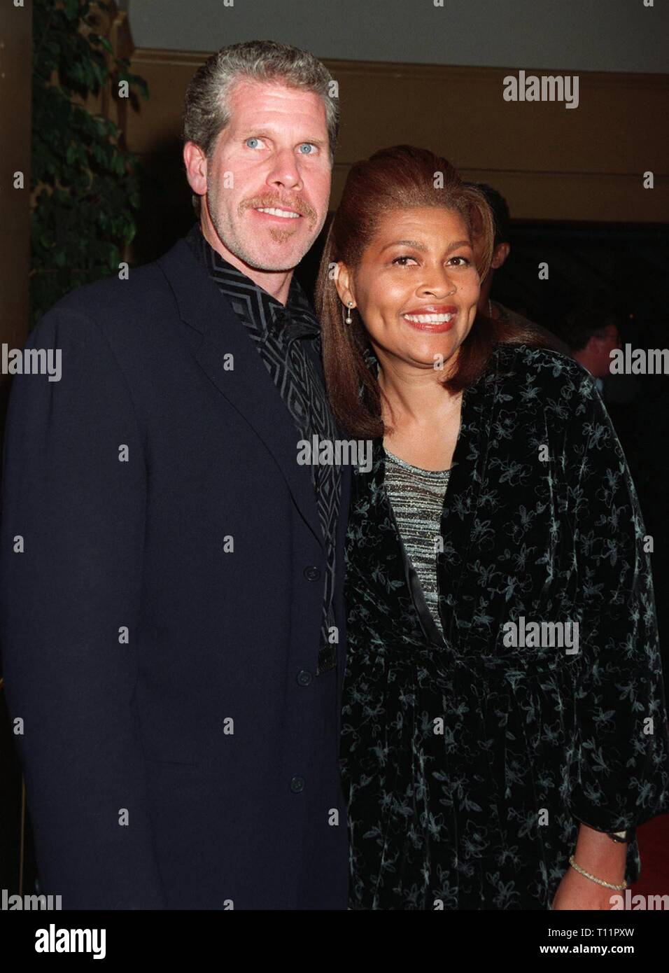 LOS ANGELES, CA. November 21, 1997: Actor Ron Perlman & wife at ...