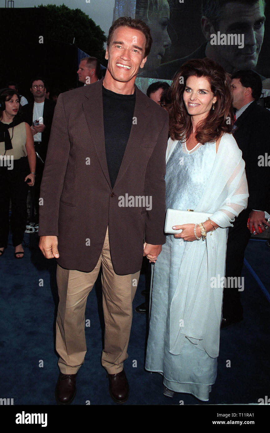 LOS ANGELES, CA. June 12, 1997: "Batman and Robin" star Arnold ...