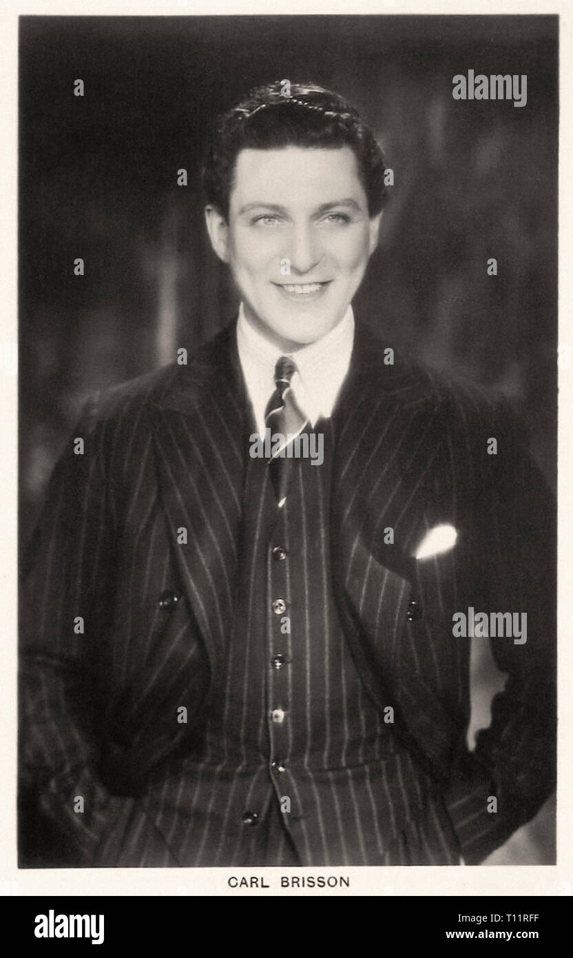Promotional photography of Carl Brisson - Silent movie era Stock Photo ...