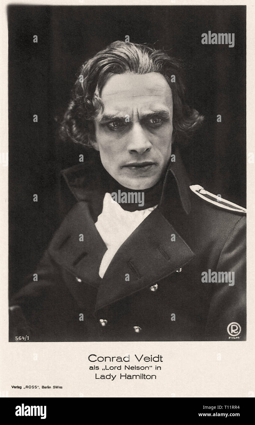 Promotional photography of Conrad Veidt in Lady Hamilton (1921 ...