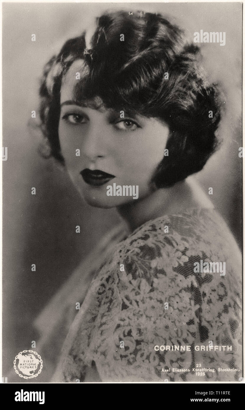 Promotional photography of Corrine Griffith - Silent movie era (2 Stock ...