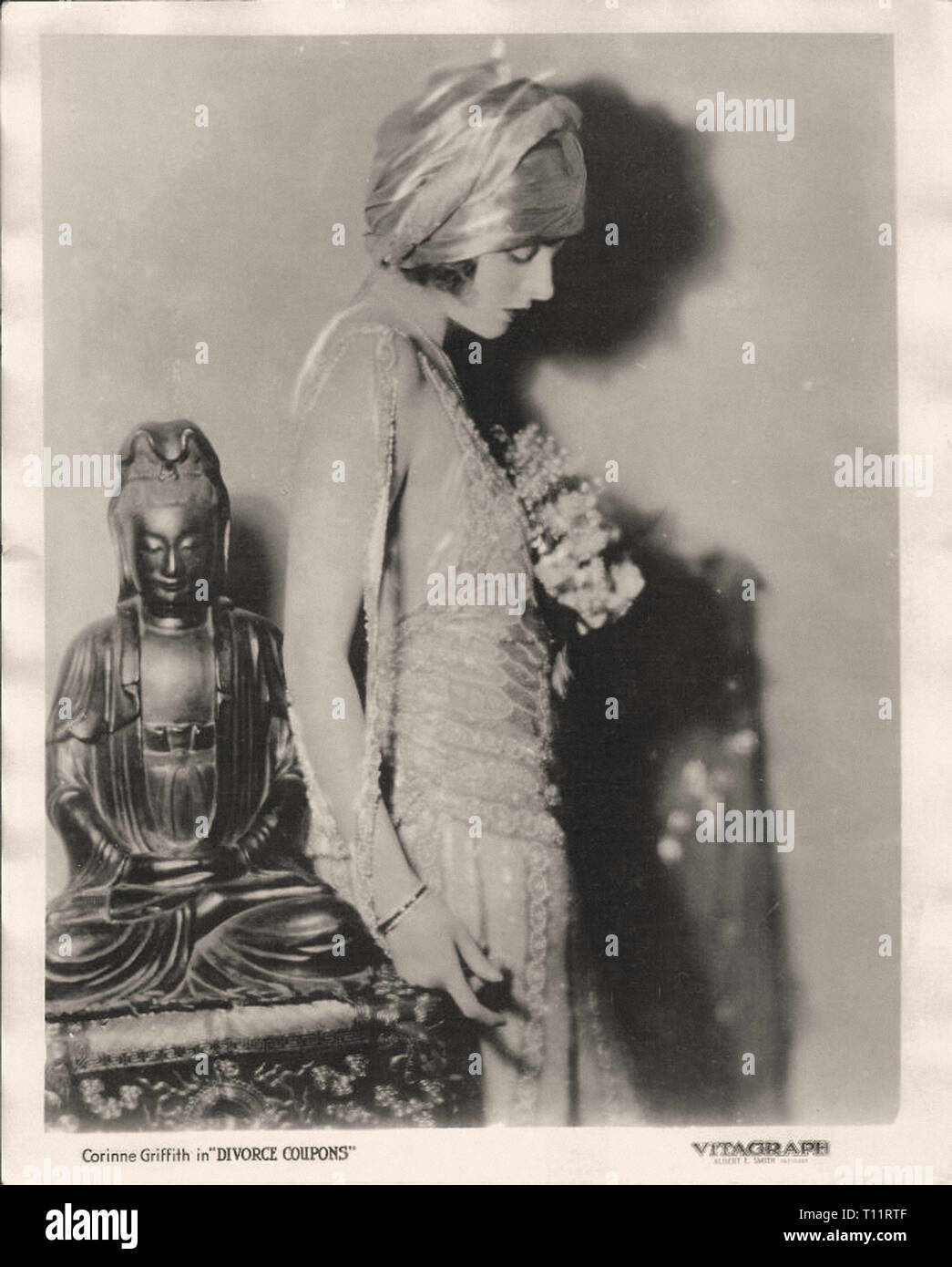 Promotional photography of Corrine Griffith - Silent movie era Stock ...