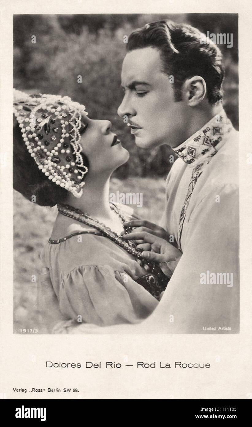 Promotional photography of Dolores Del Rio and Rod La Rocque in ...