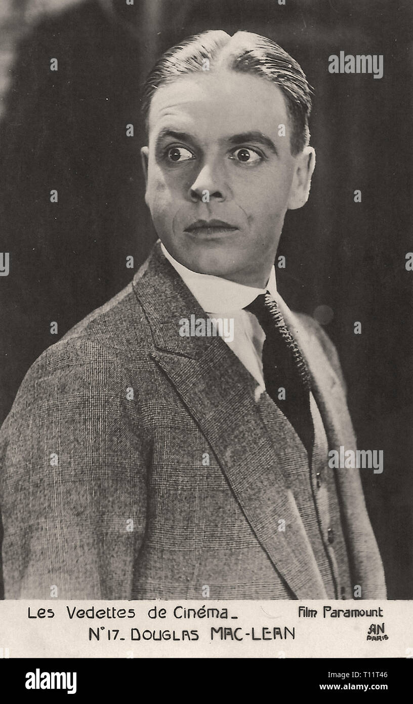 Promotional photography of Douglas Maclean - Silent movie era Stock Photo - Alamy