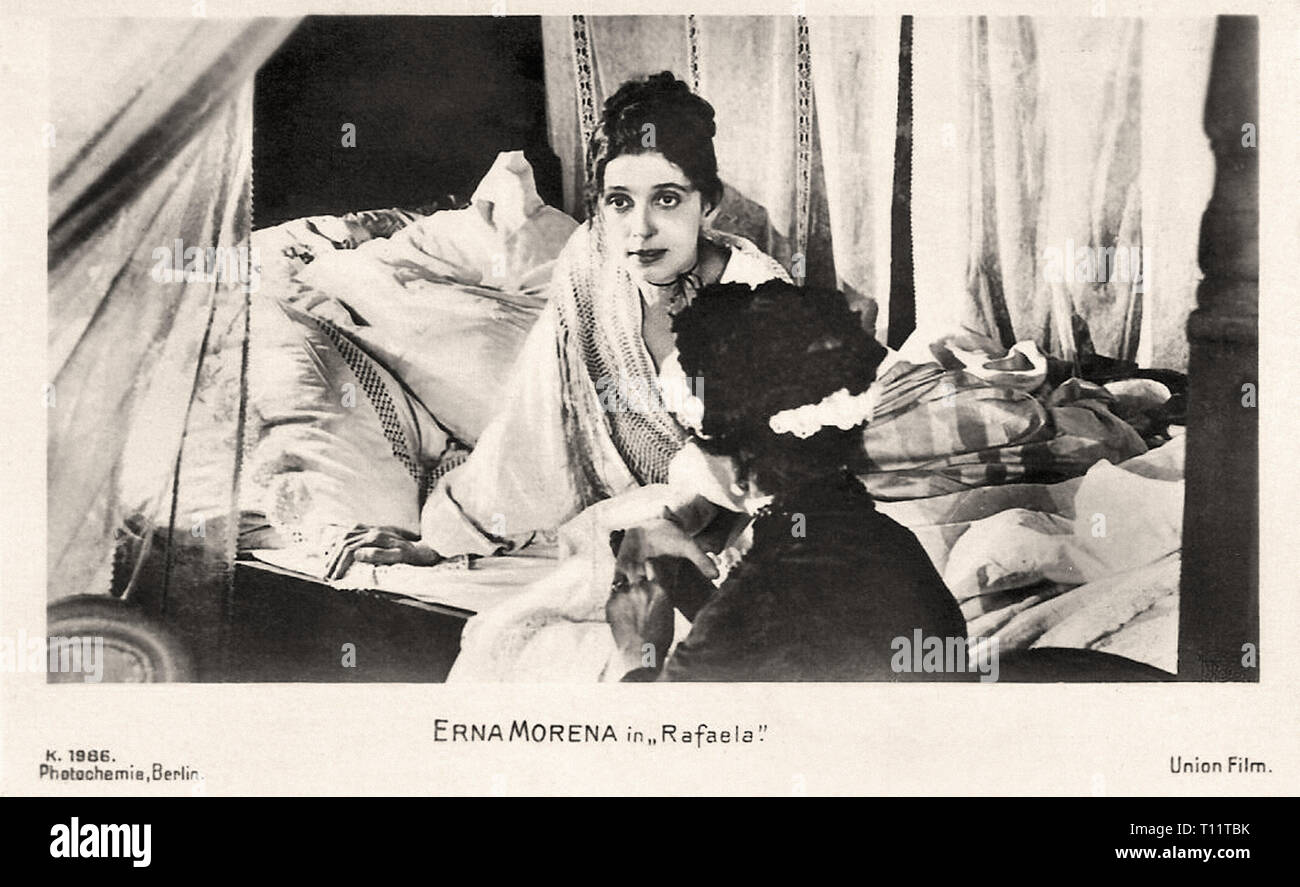 Promotional photography of Erna Morena in Rafaela - Silent movie era ...