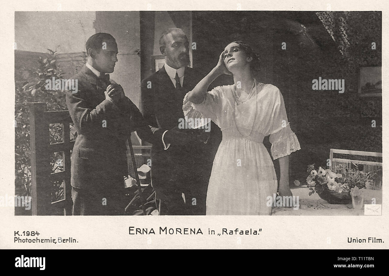 Promotional photography of Erna Morena in Rafaela - Silent movie era ...