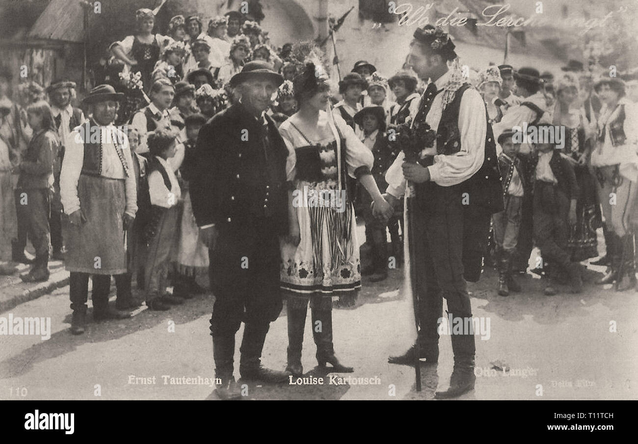 Promotional photography of Ernst Tautenhayn Louise Kartousch and Otto ...