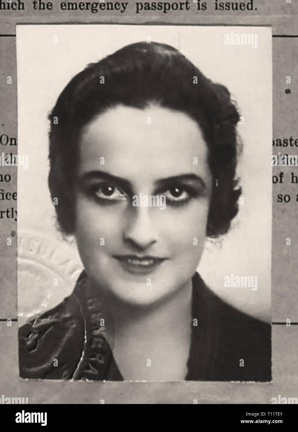 Promotional photography of Fern Andra 1921 - Silent movie era Stock ...