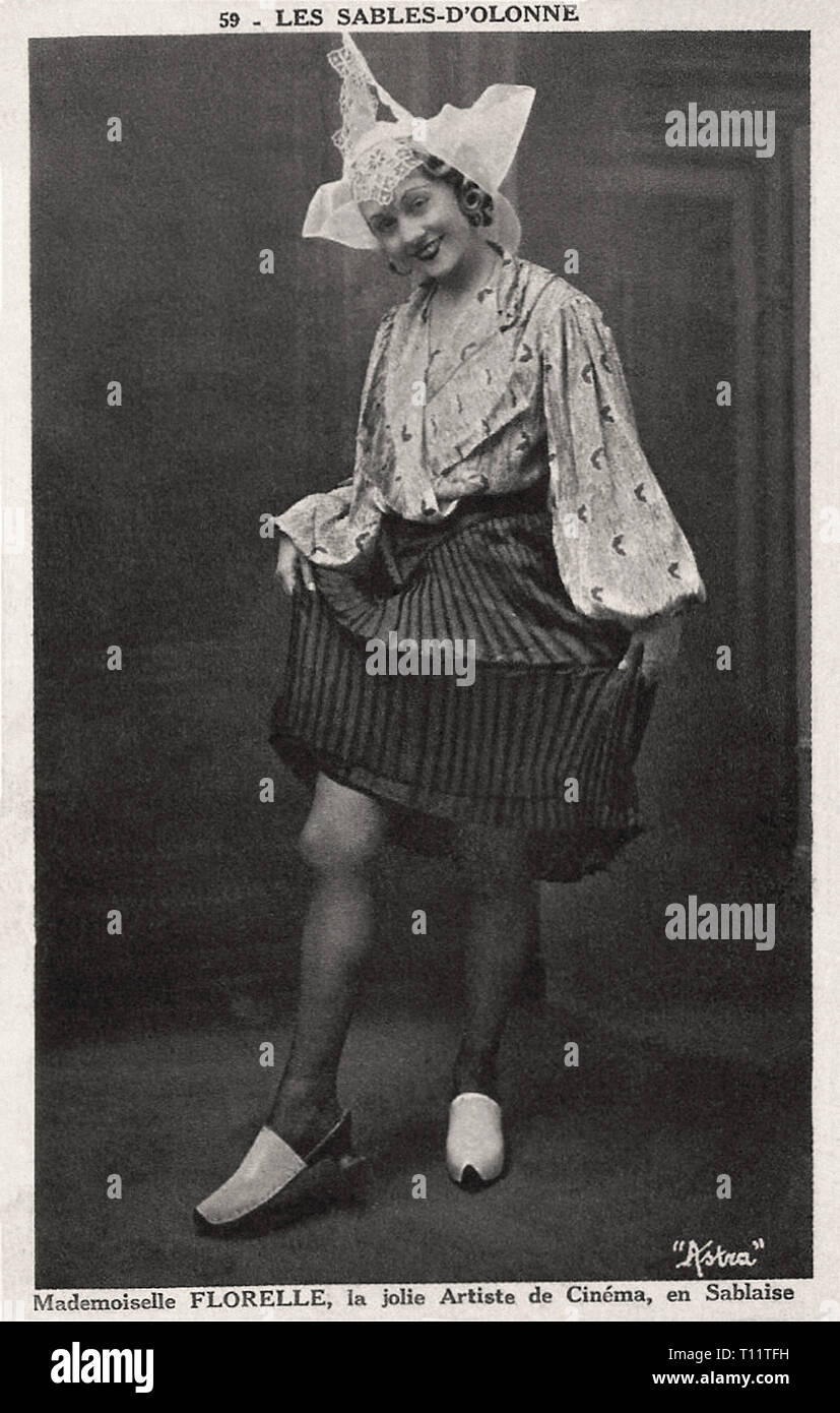 Promotional photography of Florelle - Silent movie era Stock Photo - Alamy