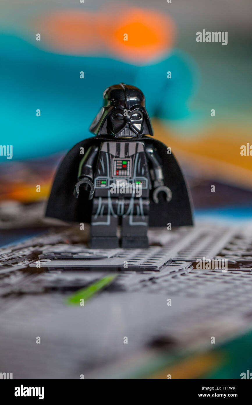 little lego figure darth vader Stock Photo - Alamy