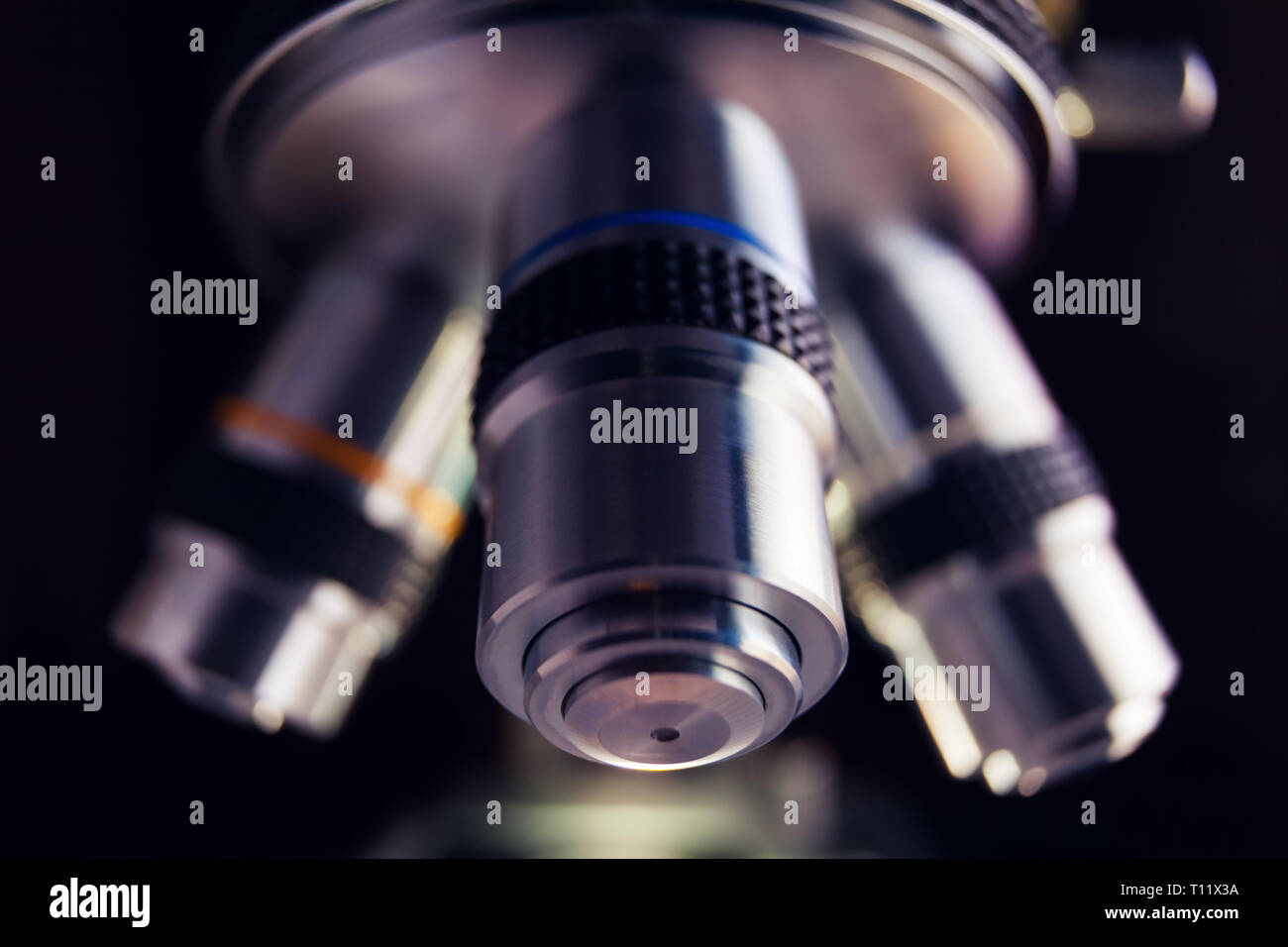 Laboratory Equipment - Optical Microscope. Photo of a medical ...