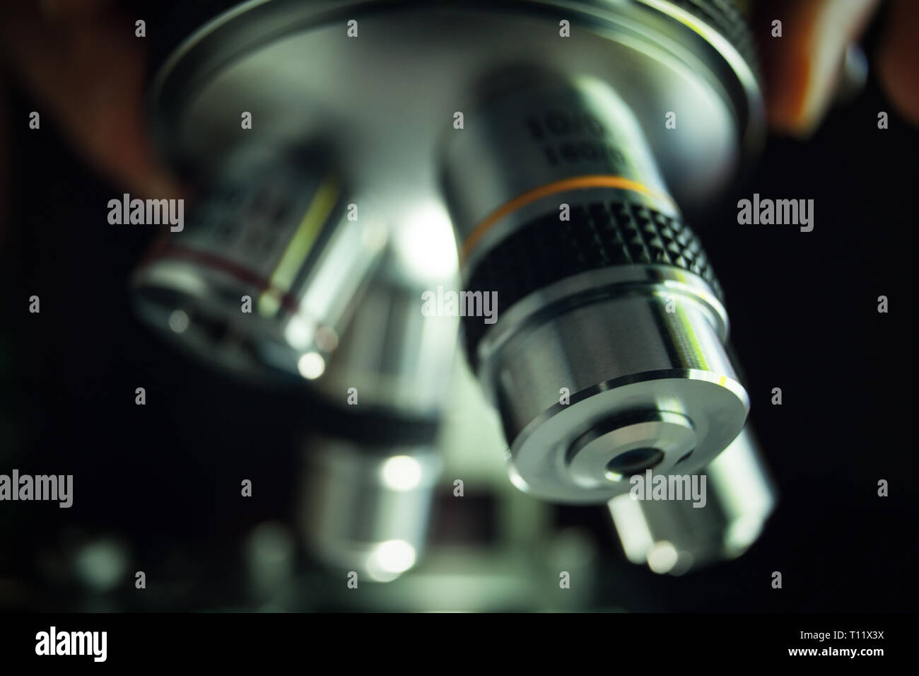 Laboratory Equipment - Optical Microscope. Photo of a medical ...