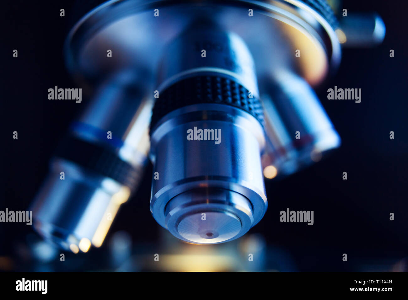 Laboratory Equipment - Optical Microscope. Photo of a medical ...