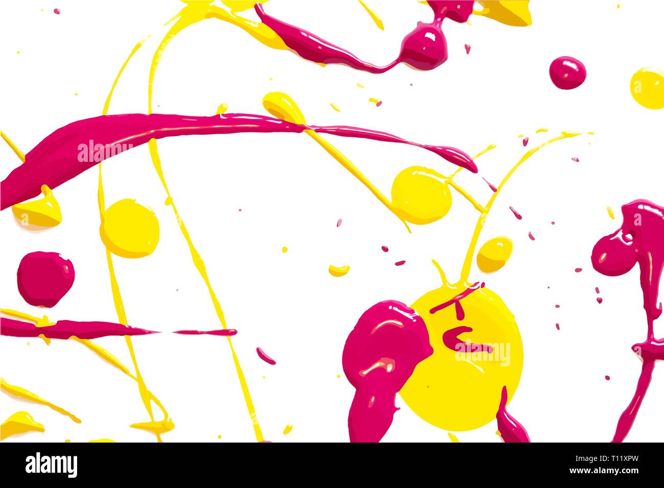 Pink paint splats hi-res stock photography and images - Alamy