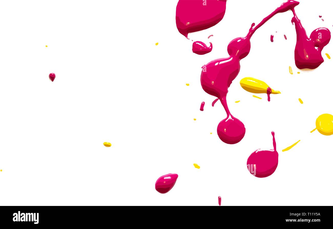 Pink paint splats hi-res stock photography and images - Alamy