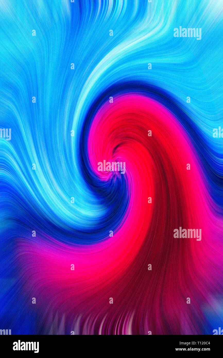 Vertical bright red and blue curl / swirled background image Stock ...