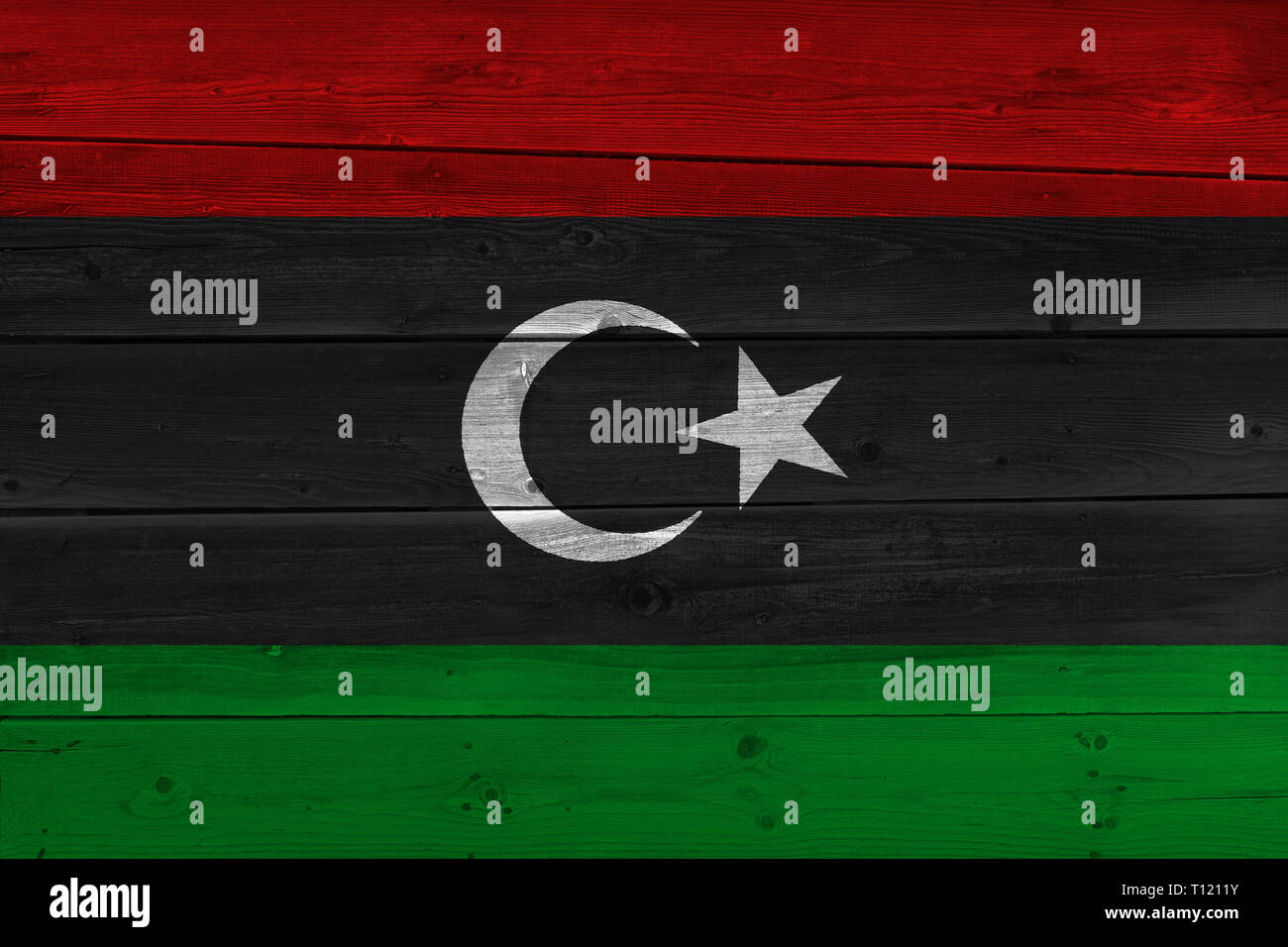 Old libyan flag hi-res stock photography and images - Alamy