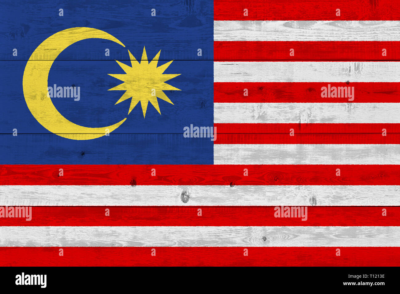 Old malaysian flag hi-res stock photography and images - Alamy
