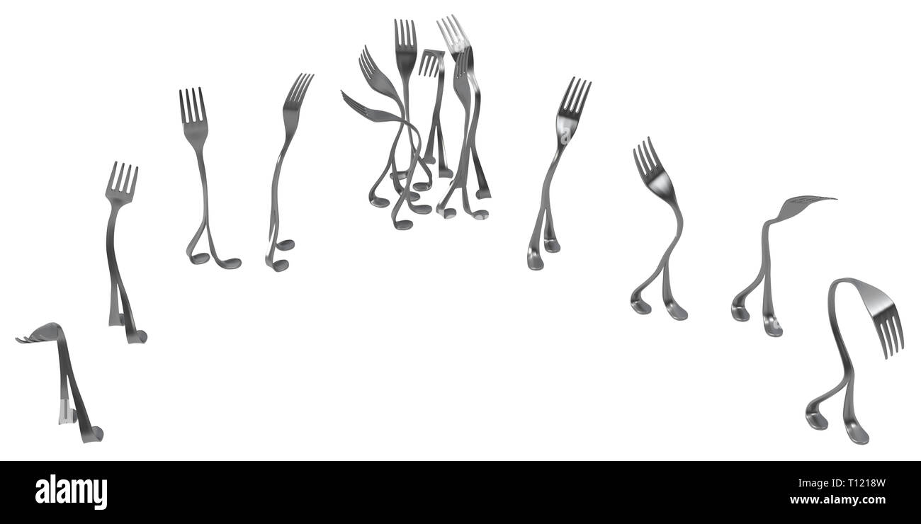 Animated walk Black and White Stock Photos & Images - Alamy