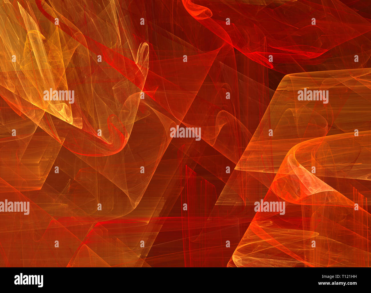 Bending light veil orange background abstract, horizontal Stock Photo ...