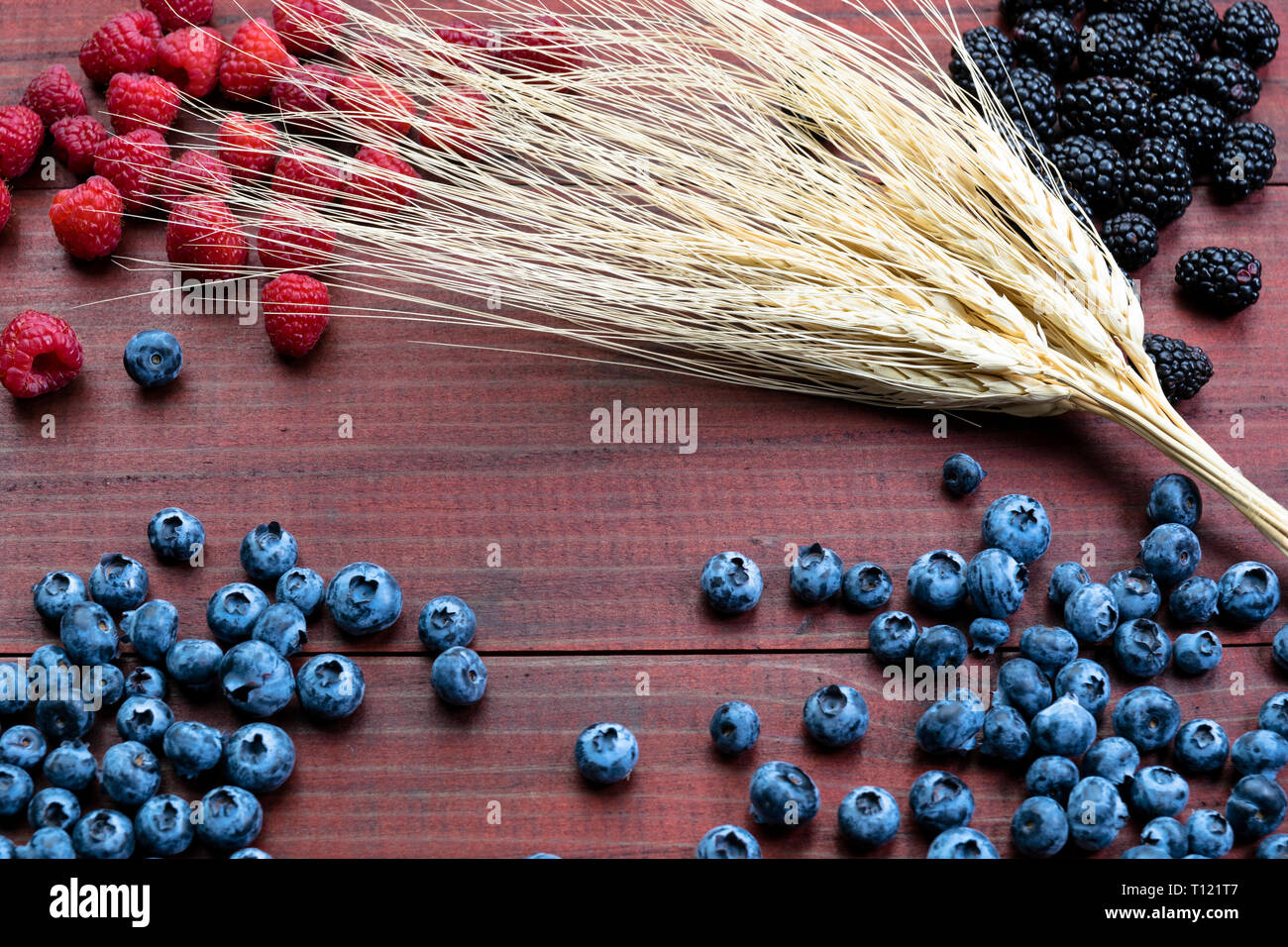 Fresh sweet red fruits Stock Photo - Alamy