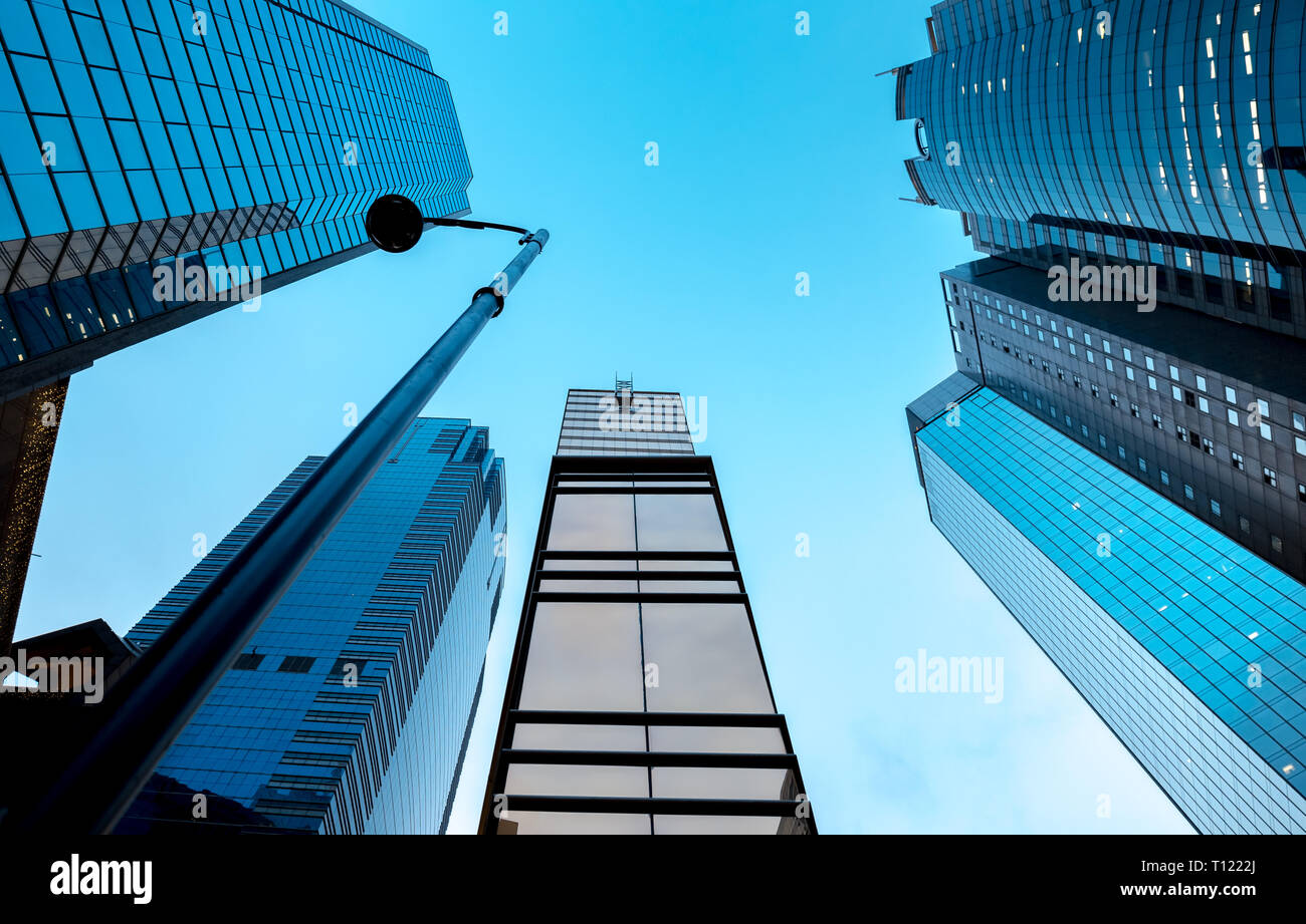 Modern Office Buildings in Hong Kong Stock Photo - Alamy