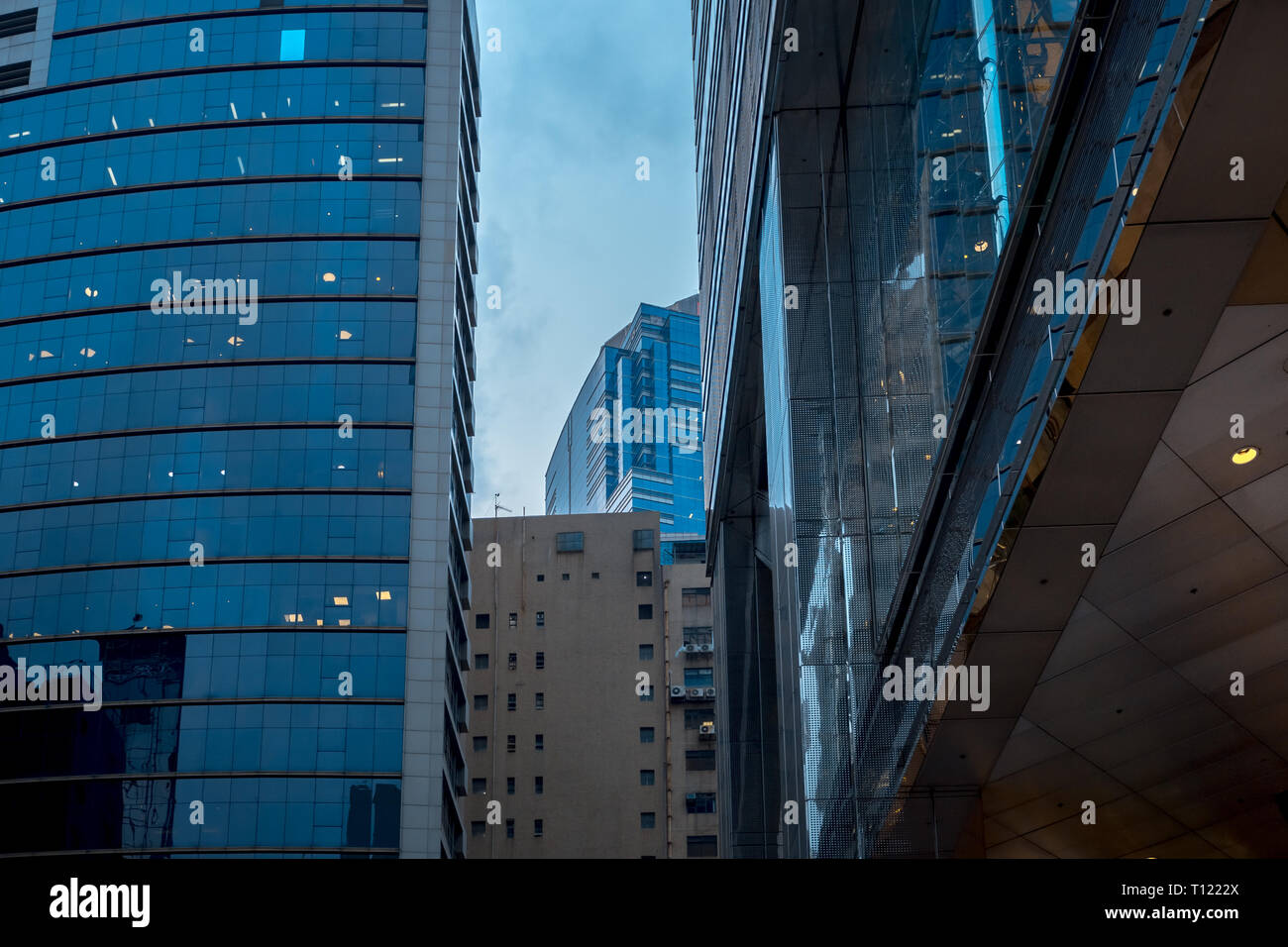 Modern Office Buildings in Hong Kong Stock Photo - Alamy