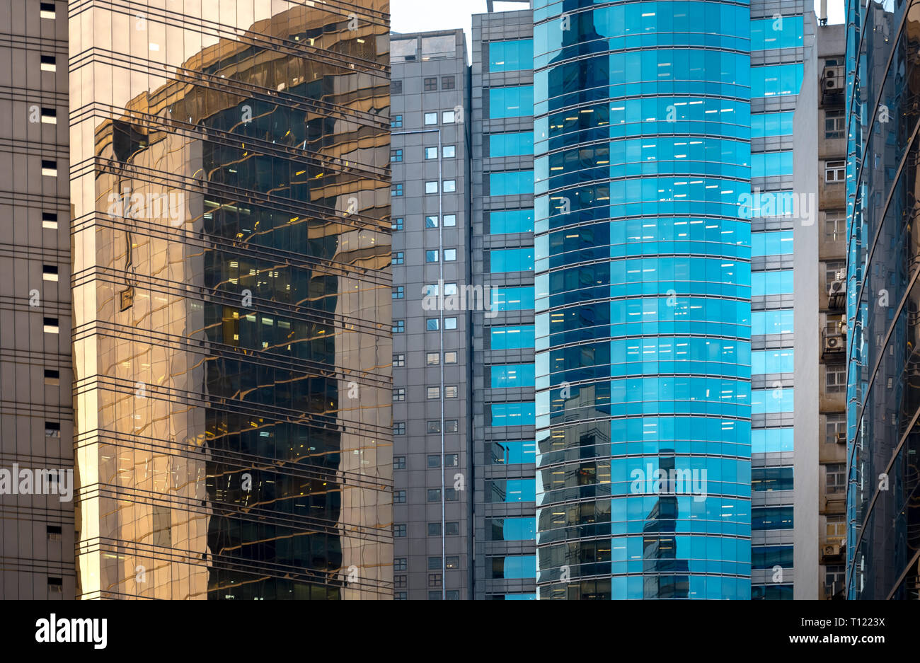 Modern Office Buildings in Hong Kong Stock Photo - Alamy