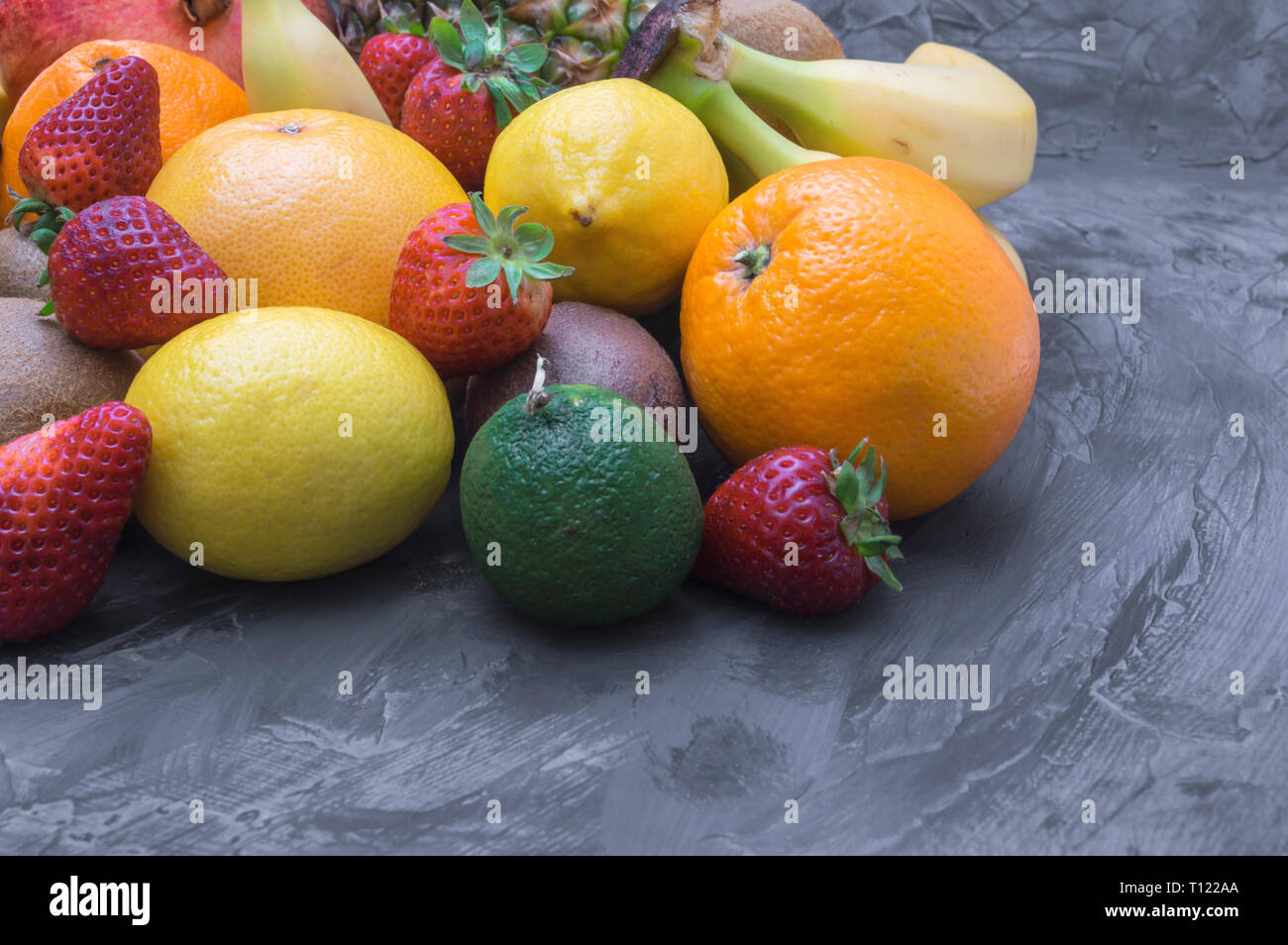 Colorful collection various fruit hi-res stock photography and images ...