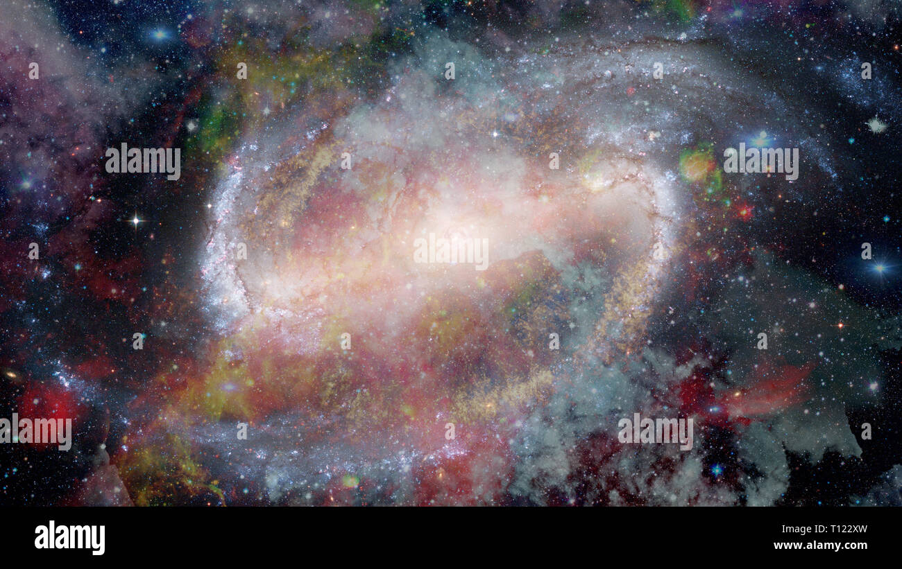 Cosmic art, science fiction wallpaper. Beauty of deep space. Elements ...