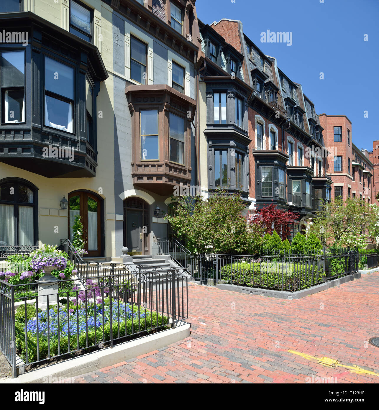 Victorian architecture boston hi-res stock photography and images - Alamy