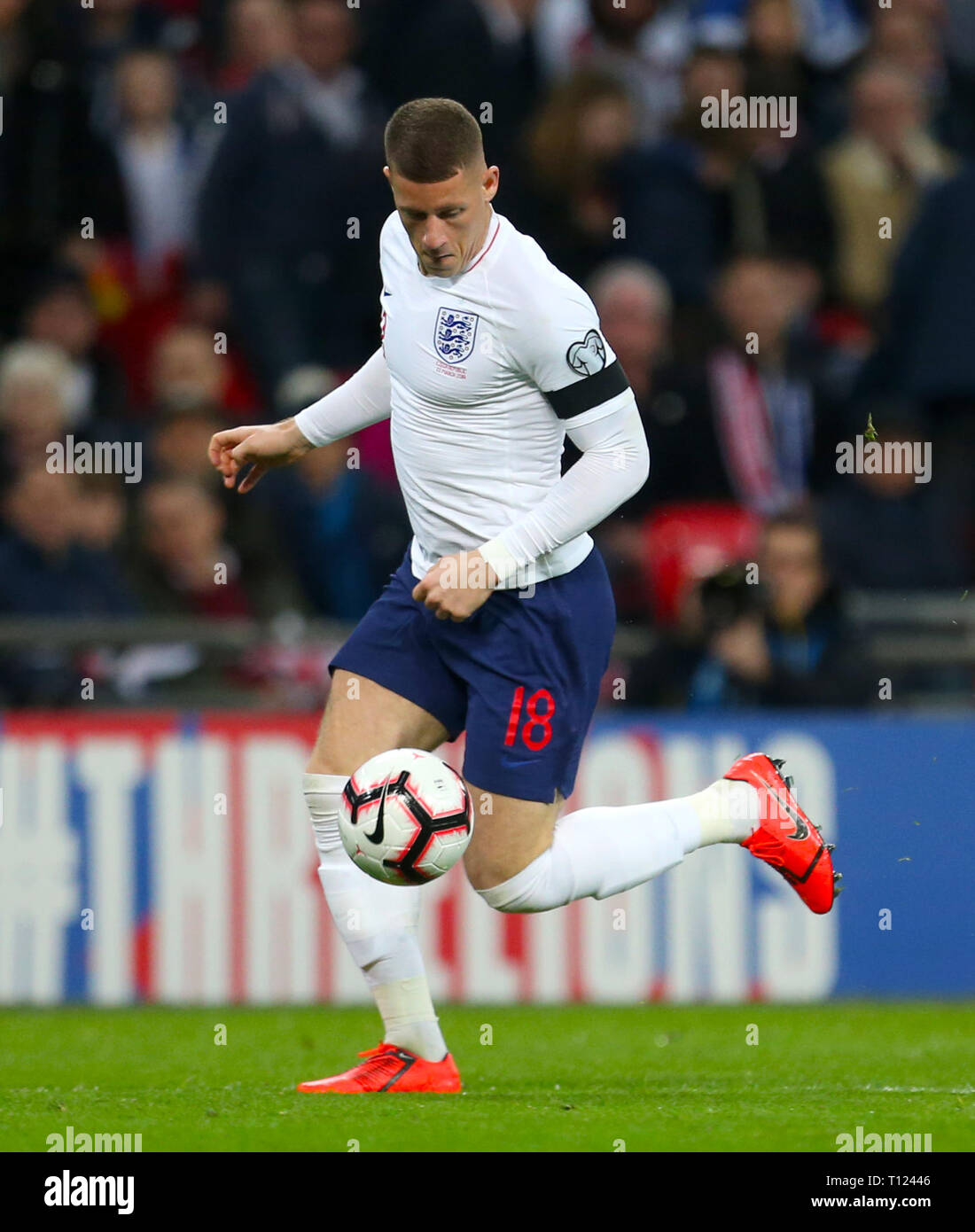 England's Ross Barkley during the UEFA Euro 2020 Qualifying, Group A ...