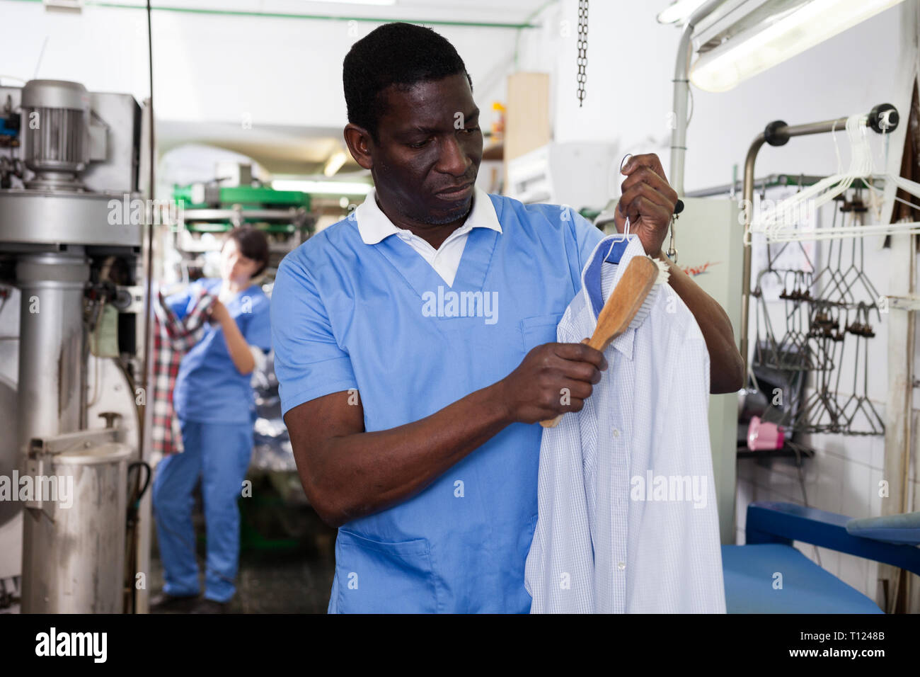 African american woman professional cleaner hi-res stock photography ...