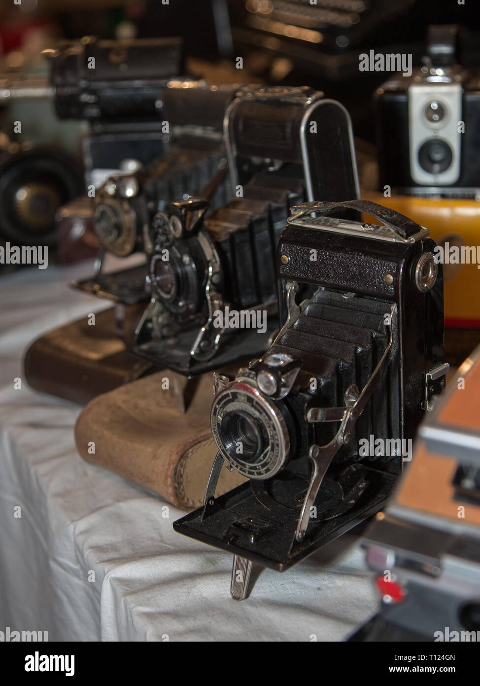Antique camera cases hi-res stock photography and images - Alamy