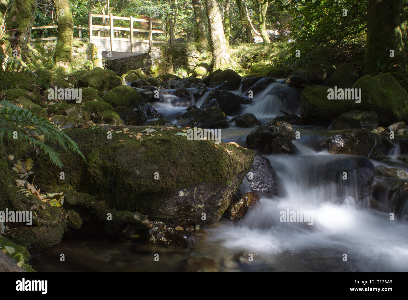 A Bridge Crossing A River. Snowdonia, Wales Stock Photo - Alamy