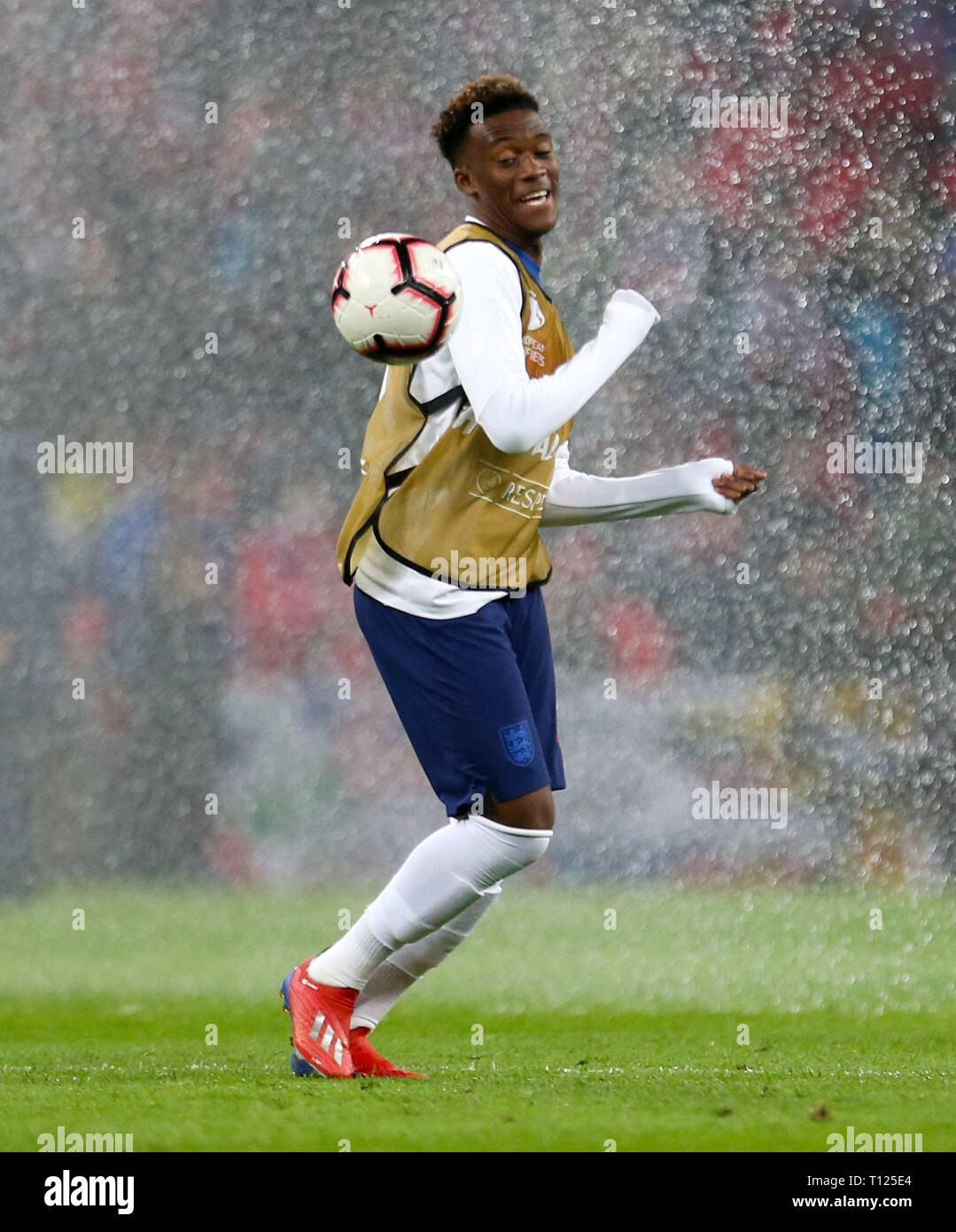 England's Callum Hudson-Odoi during the UEFA Euro 2020 Qualifying ...