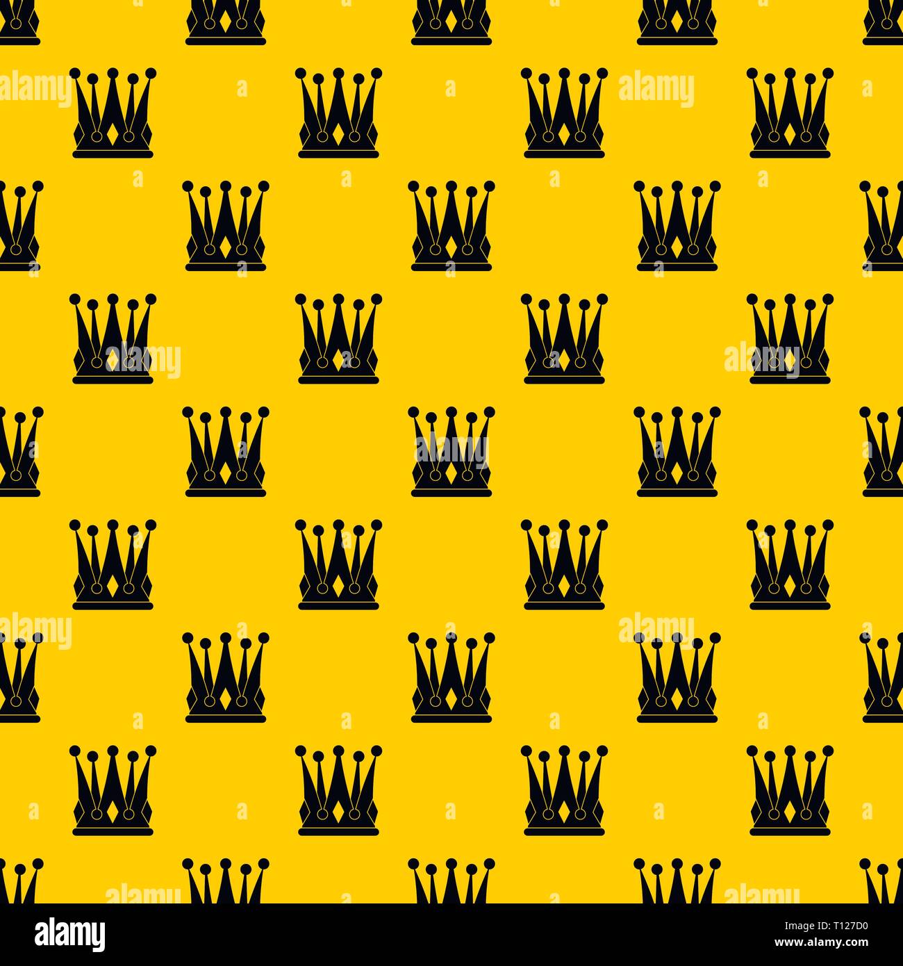 Kingly crown pattern vector Stock Vector Image & Art - Alamy
