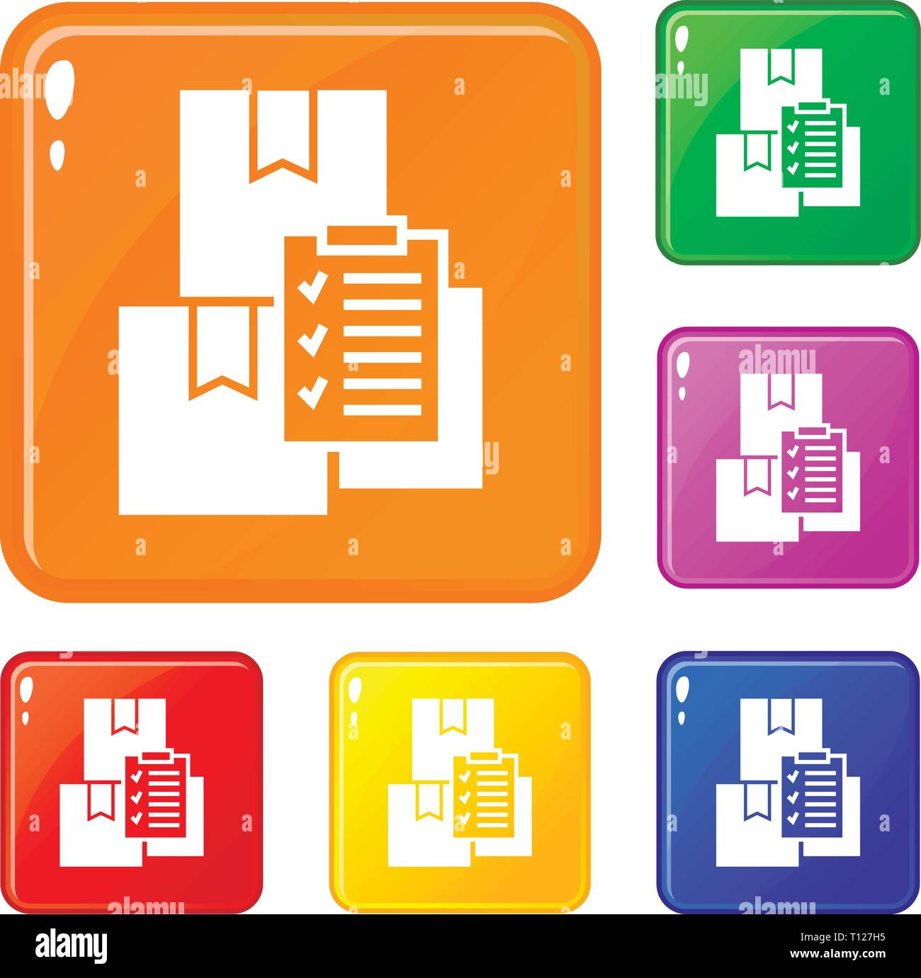 Moving checklist Stock Vector Images - Alamy